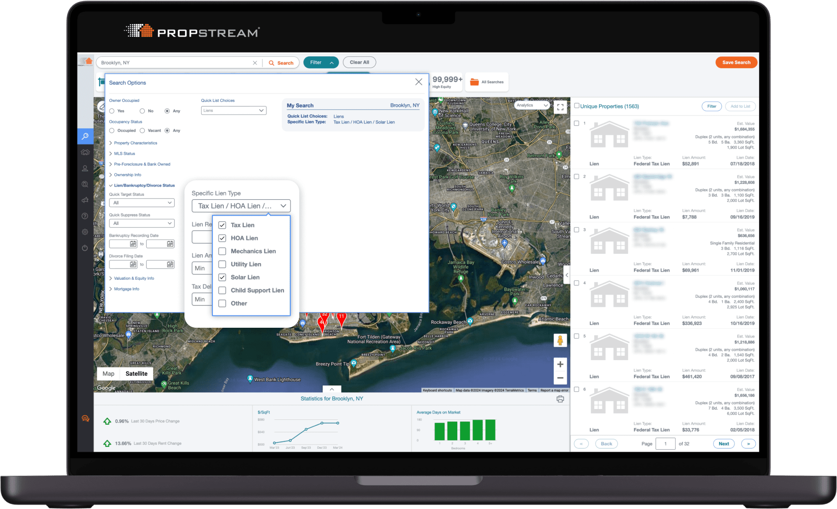 How to Conduct a Property Lien Search with PropStream’s Quick List