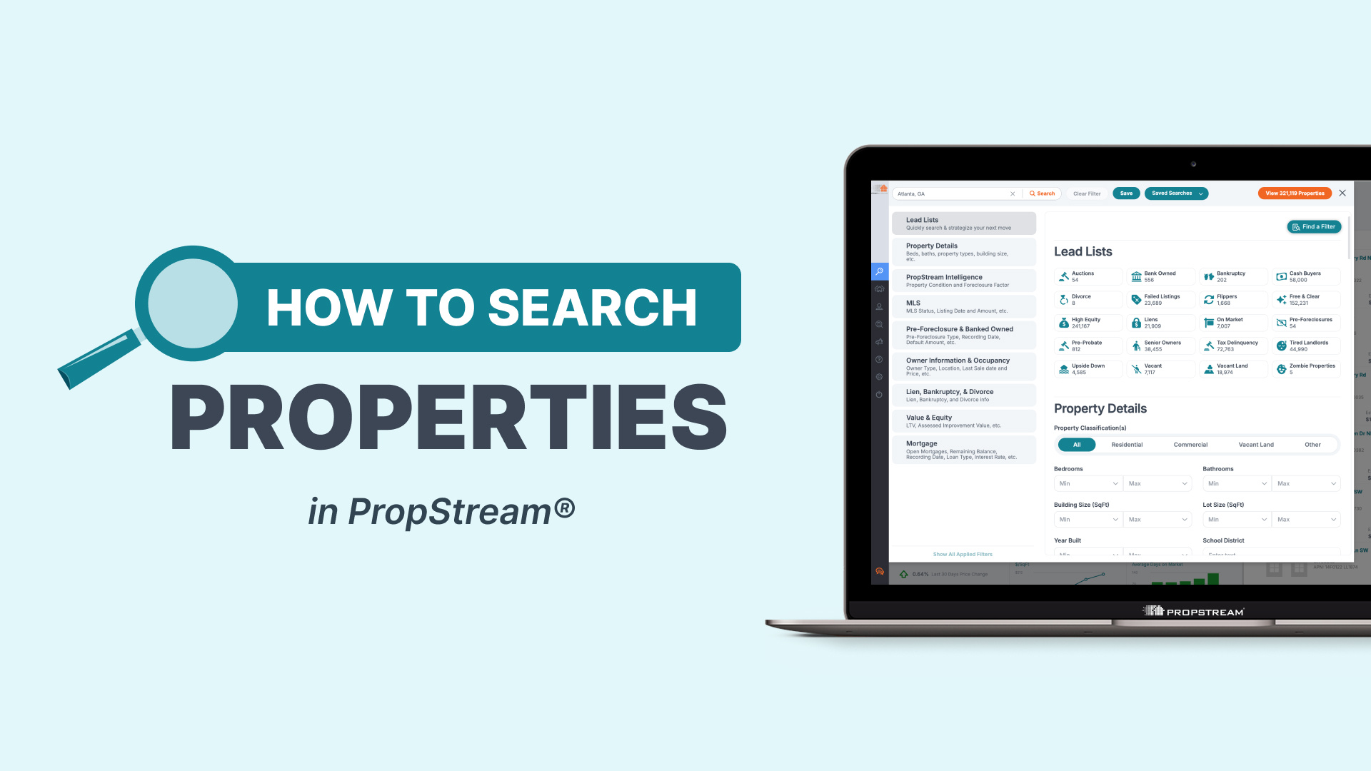 PropStream Help Video Library