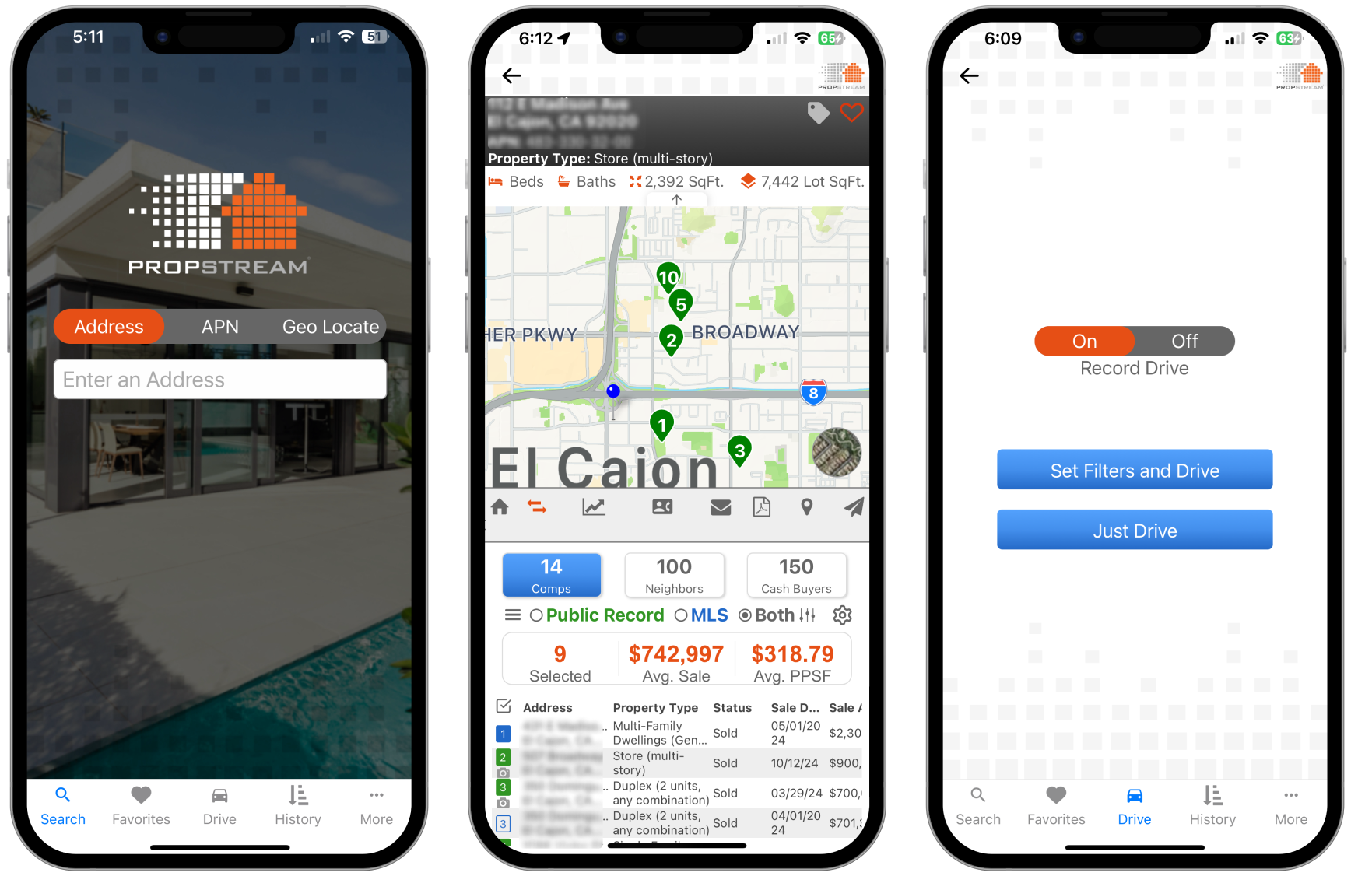 Propstream Real Estate Investment Software - Features