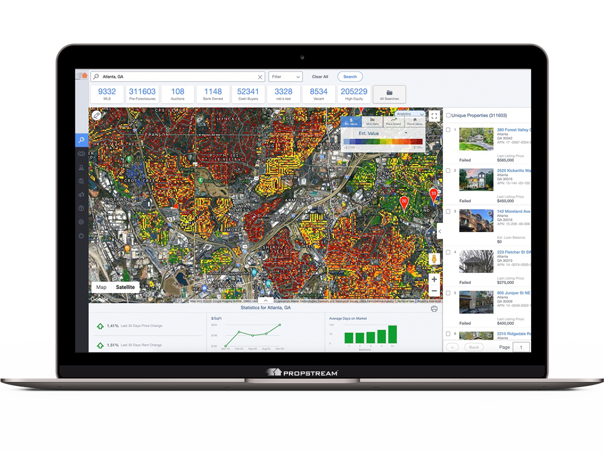 Propstream Real Estate Investment Software - Features