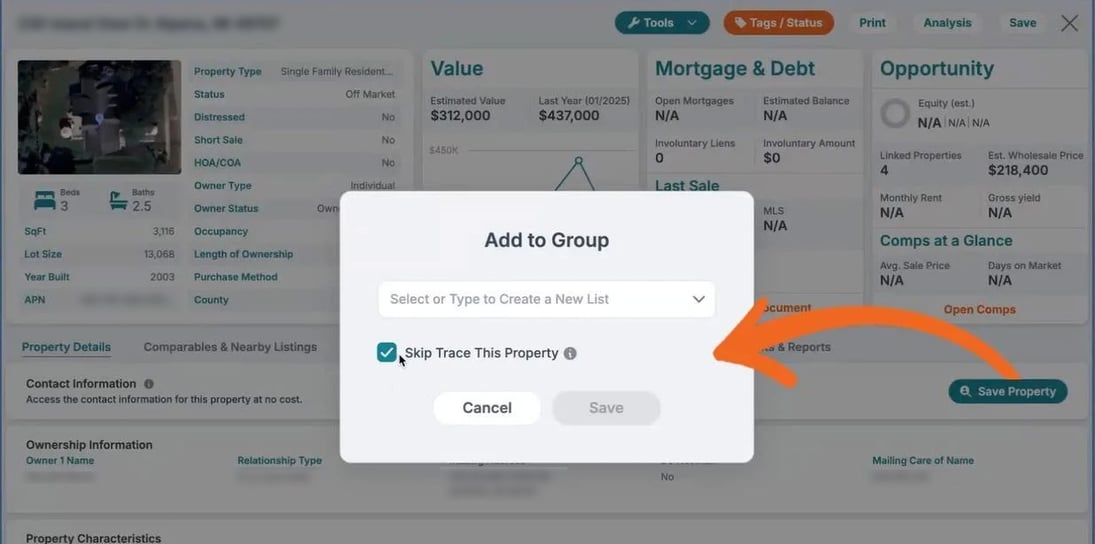 Updated Skip Tracing Experience in PropStream: What Changed and How to ...