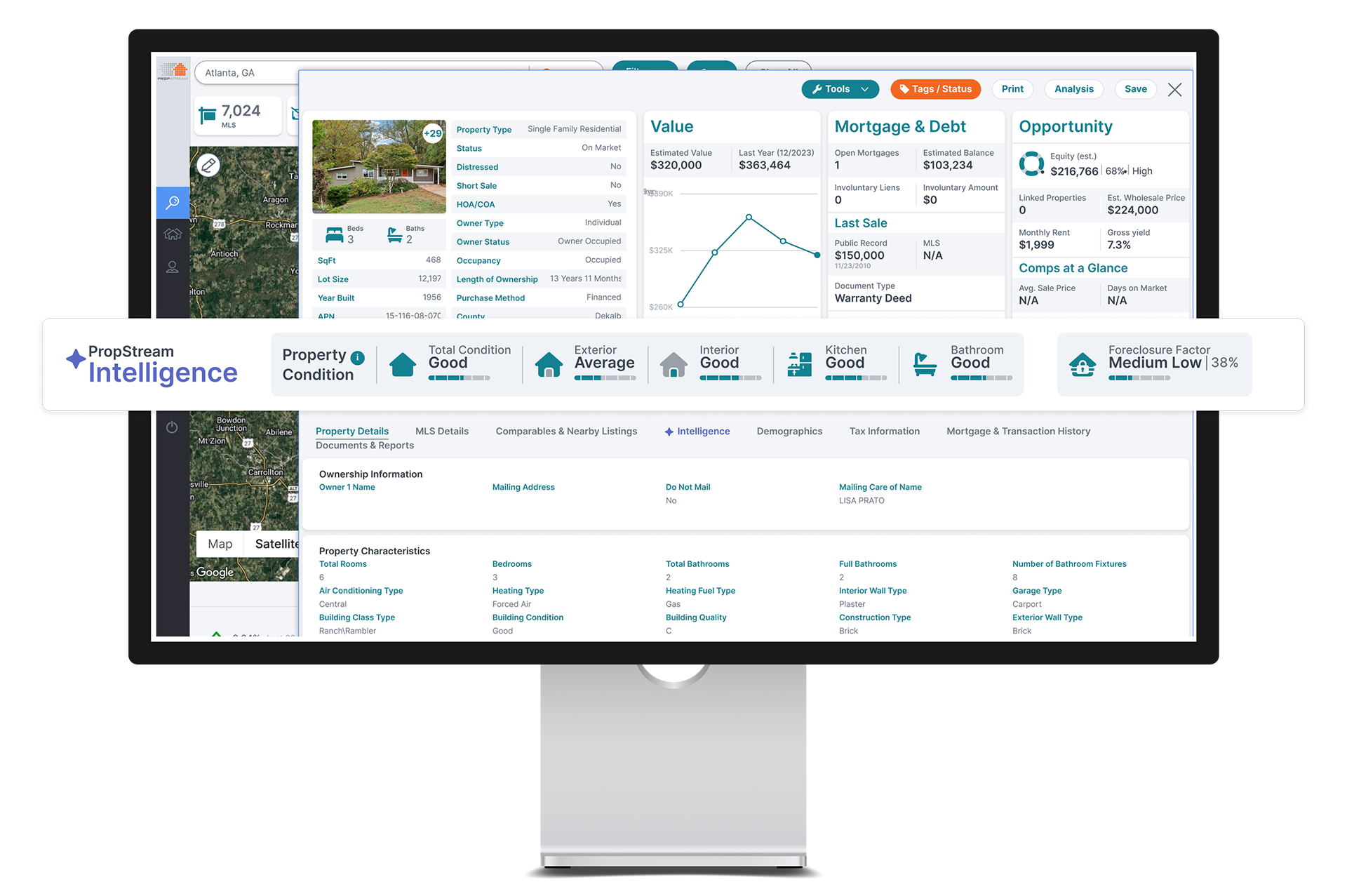 Propstream Real Estate Investment Software - Predictive AI